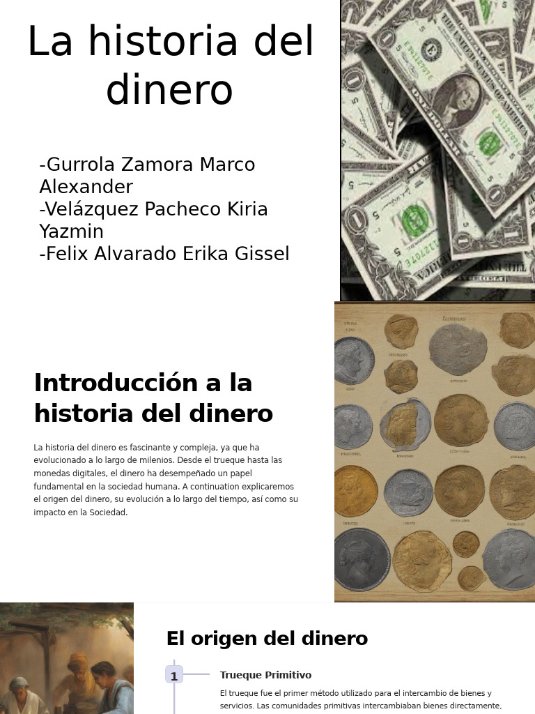 Evolución y impacto del dinero | PDF | Dinero | Moneda