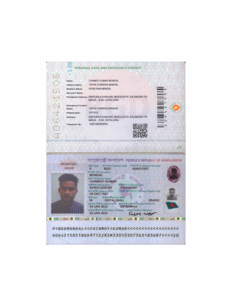 Chinmoy Passport | PDF