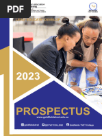 University of Limpopo 2026 Prospectus 1 | PDF
