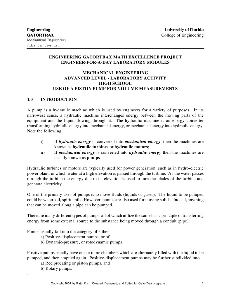 Mech Adv Lab | PDF | Turbine | Pump