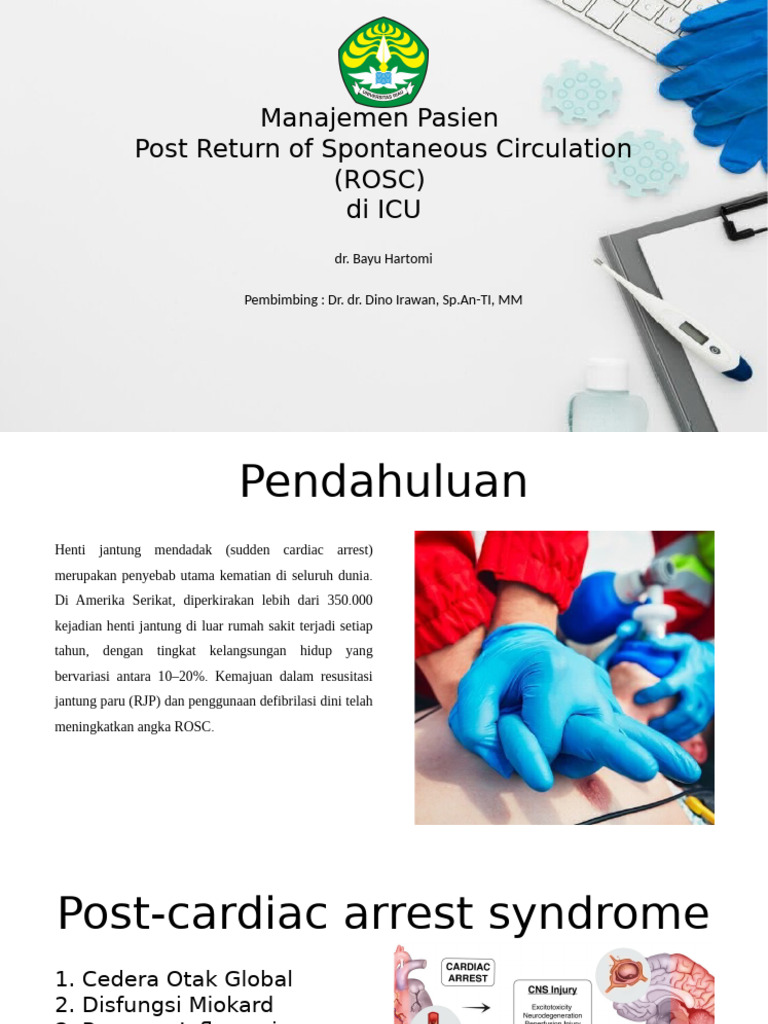 Manajemen Pasien Pasca ROSC di ICU | PDF