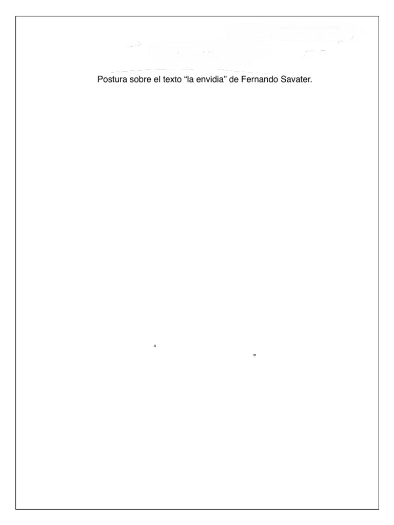 La envidia: emoción y consecuencias | PDF | Envidia | Las emociones