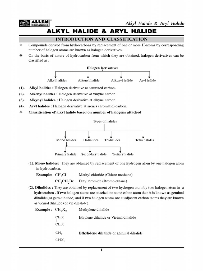 04 - Alkyl Halide & Aryl Halide, Grignard Reagent (1500 2 | PDF