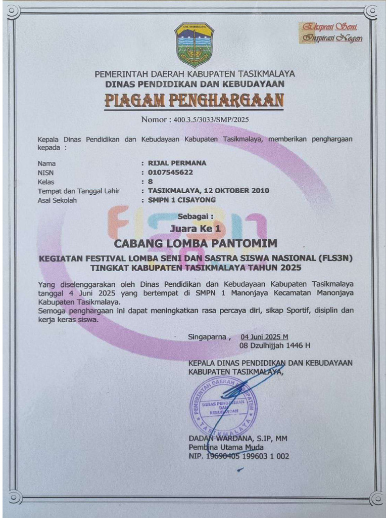 Sertifikat Rijal | PDF