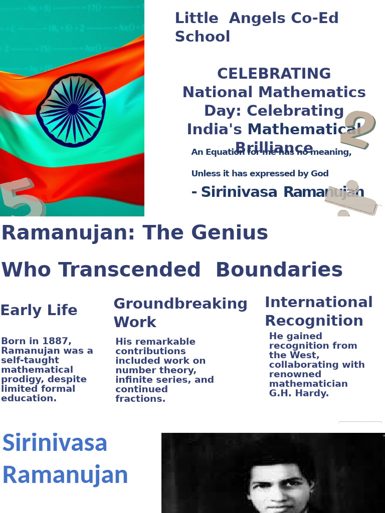 National Mathematics Day Celebration | PDF | Mathematics | Numbers