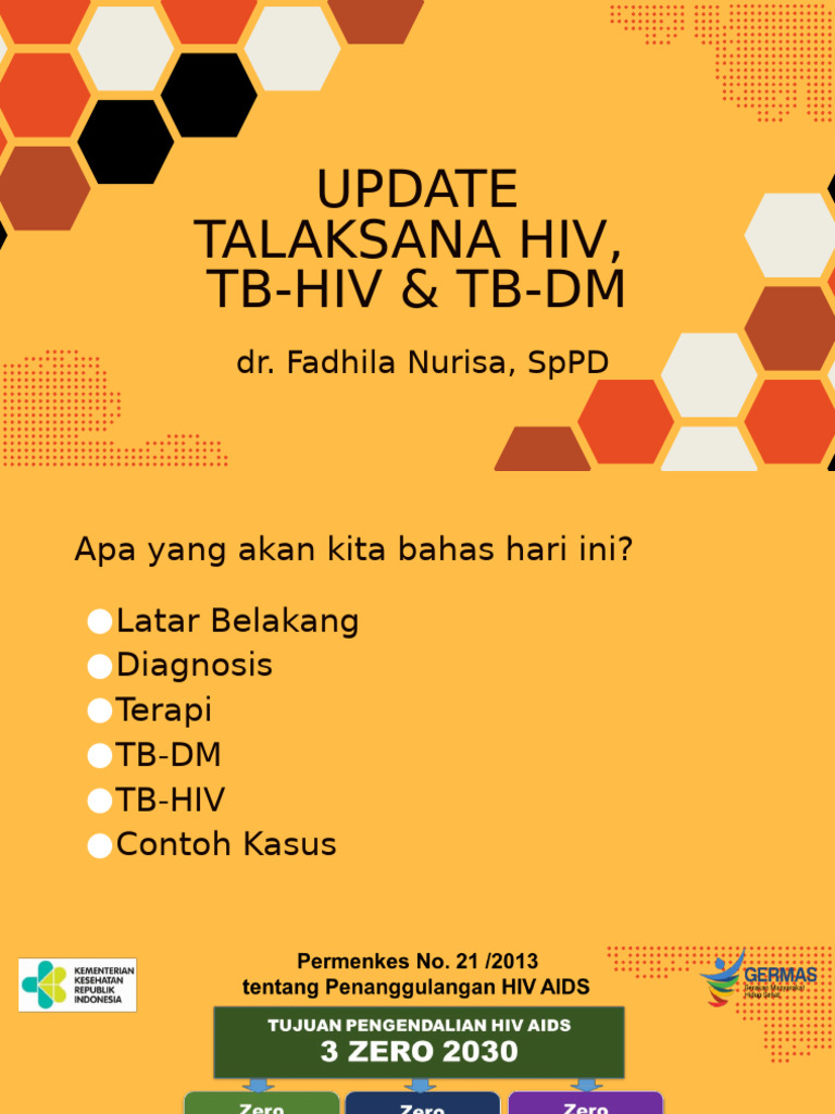 Tatalaksana HIV, TB HIV Dan TB DM Seminar Dinkes | PDF