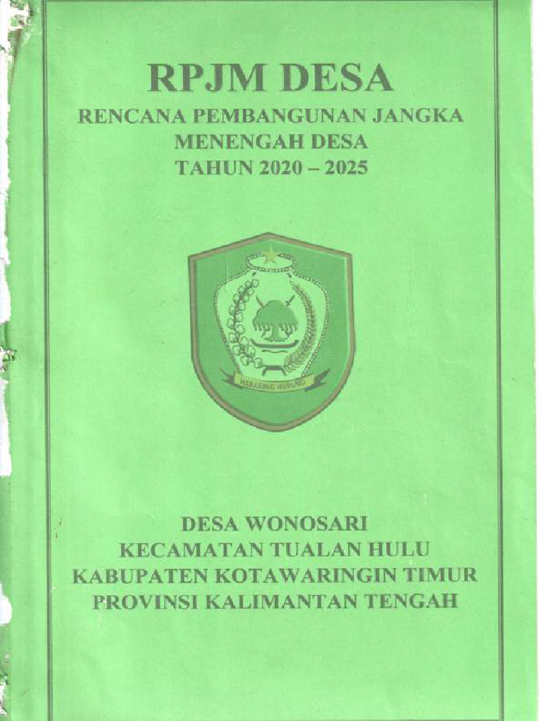 RPJMDES 2020 - 2025 Salin - Compressed | PDF