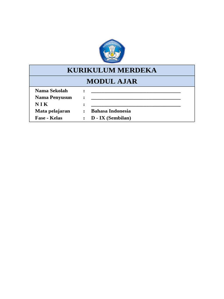 Modul Bab 1 Demi Keluarga | PDF