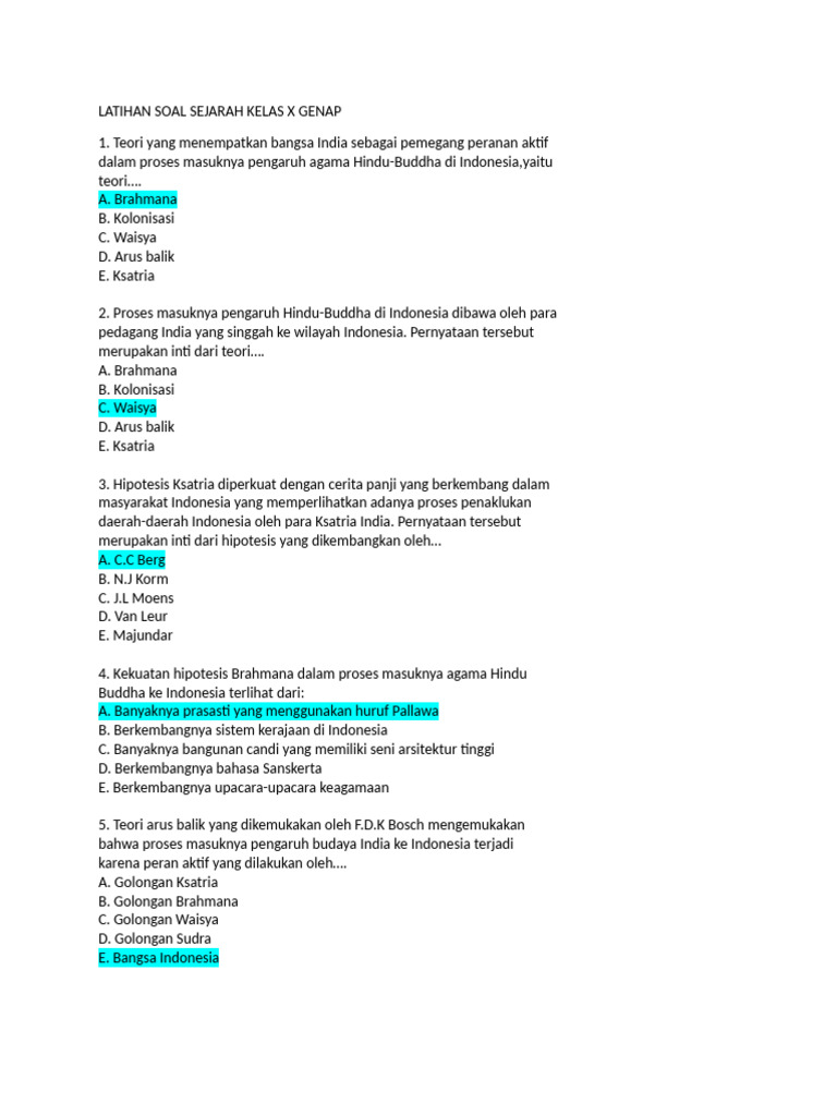 Latsol Sejarah | PDF