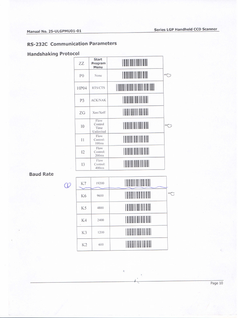 Barcode Setting | PDF