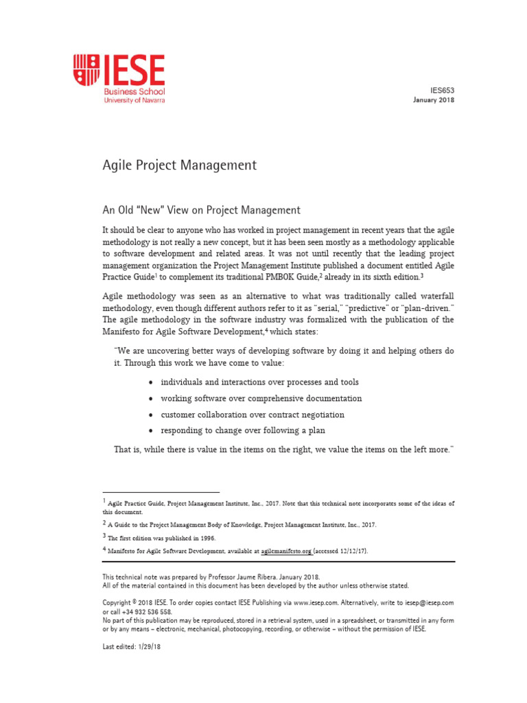 Agile Project Management | PDF | Scrum (Software Development) | Agile Software Development