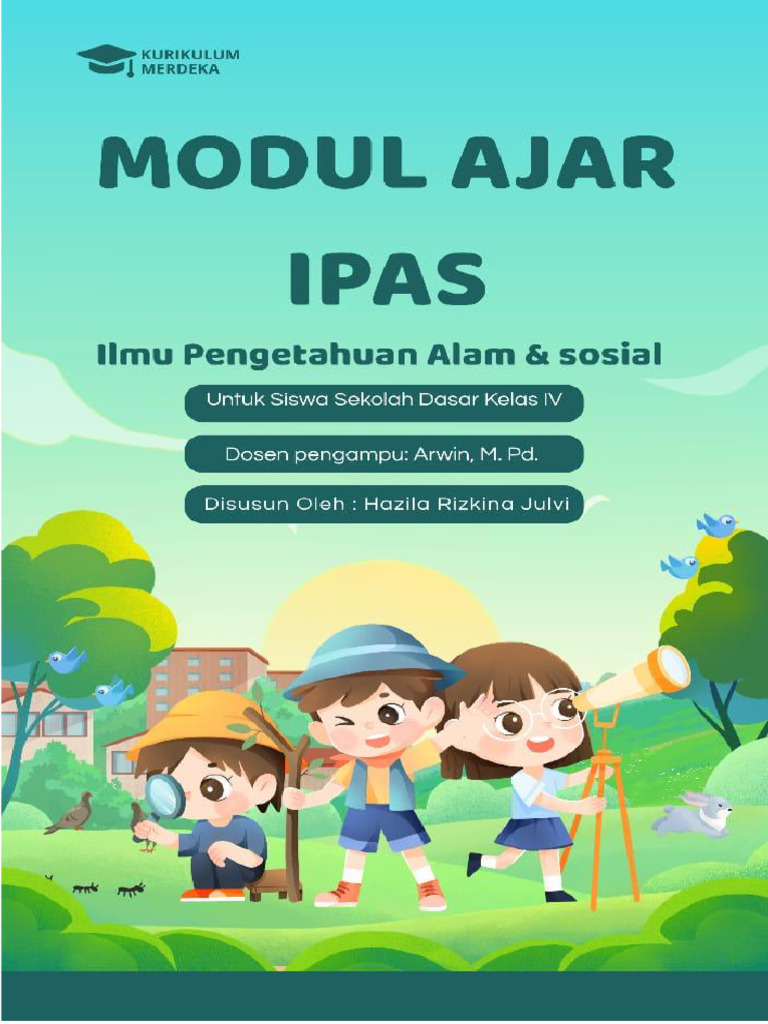 UAS Kartografi Modul Ajar IPAS - Hazila Rizkina Julvi | PDF