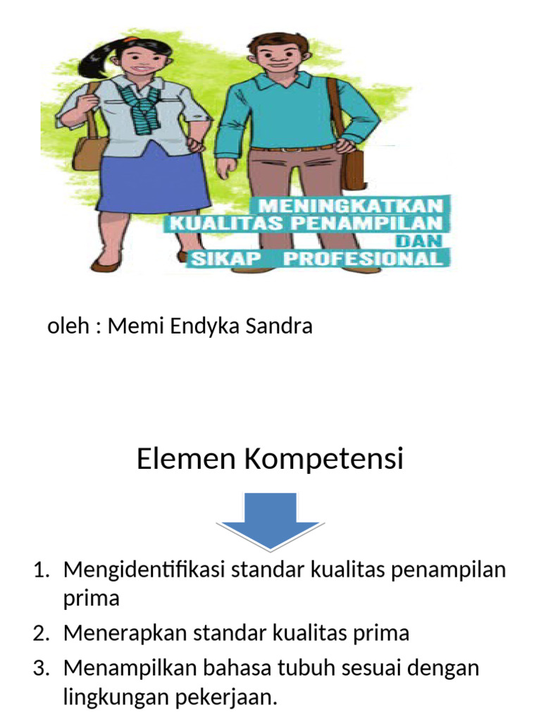 Meningkatkan Kualitas Penampilan Dan Sikap Profesional | PDF