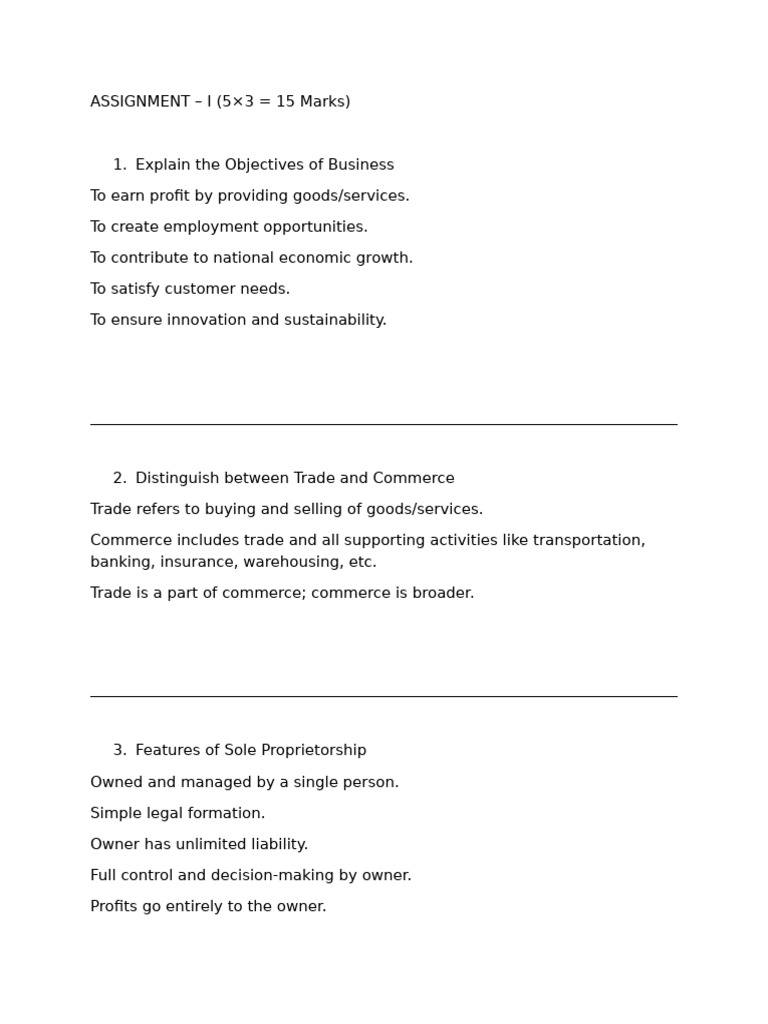 Business Concepts and Principles Explained | PDF | Commerce | Partnership