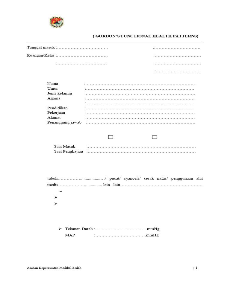 Format Pengkajian Kmb Pdf