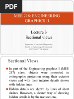 Sectional Views | PDF | Shape | Perpendicular