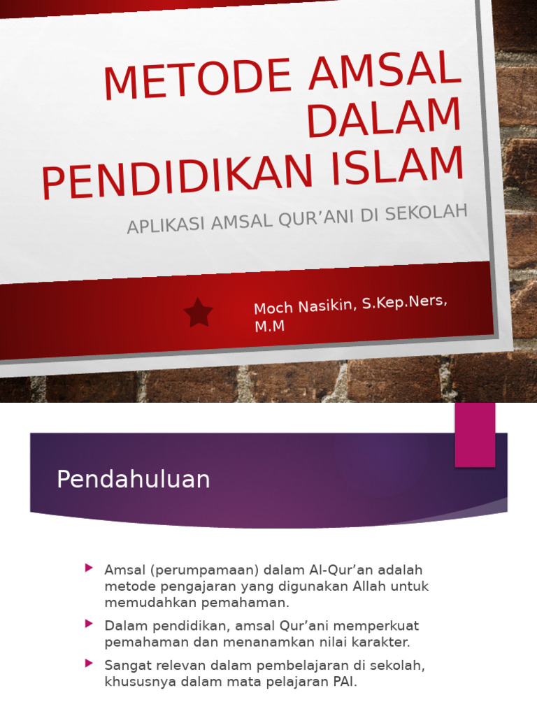 Metode Amsal Fix | PDF