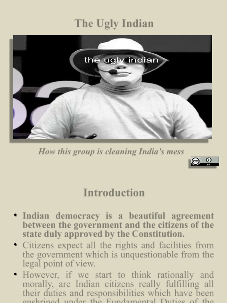 The Ugly Indian: Civic Cleanup Initiative | PDF
