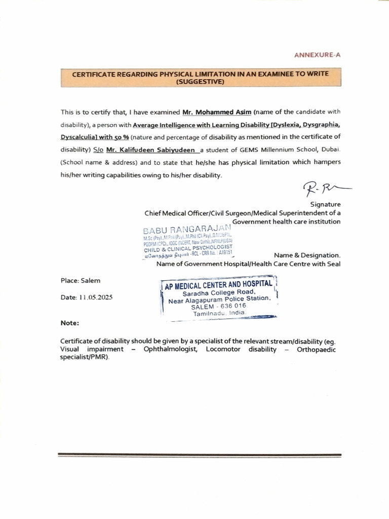 Asim Annexure A - 250512 - 120935 | PDF