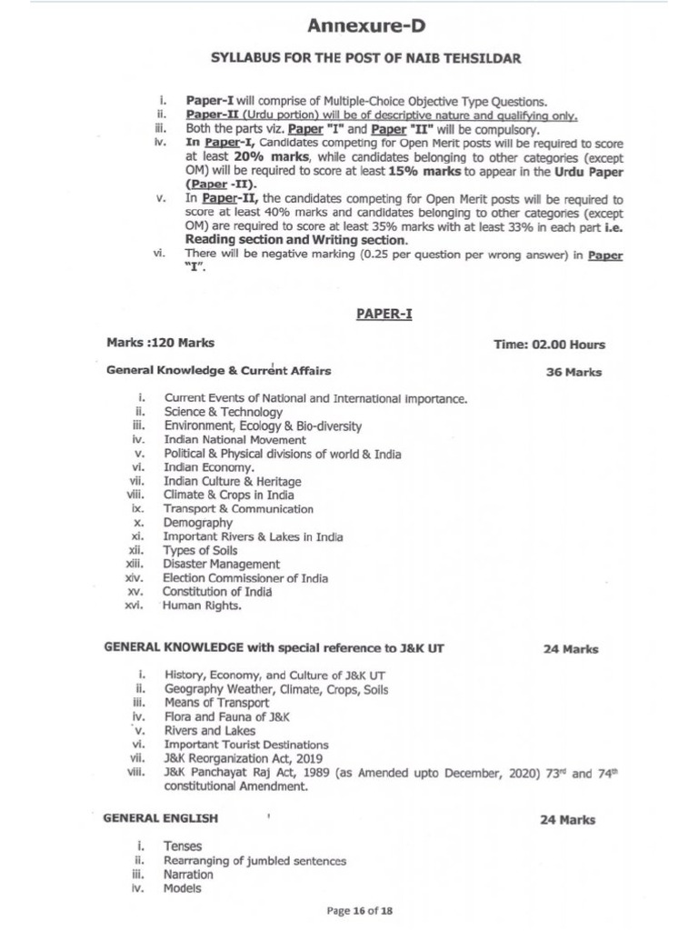 Finance Sub Inspector | PDF