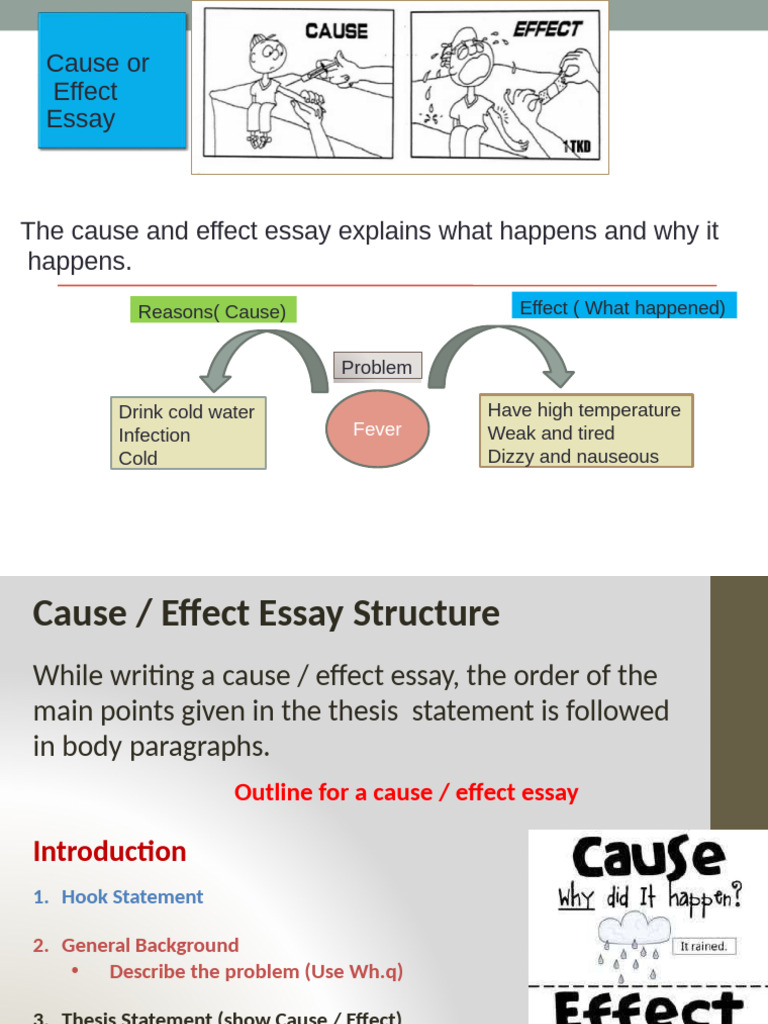 Cause and Effect Essay | PDF | Sentence (Linguistics) | Phrase