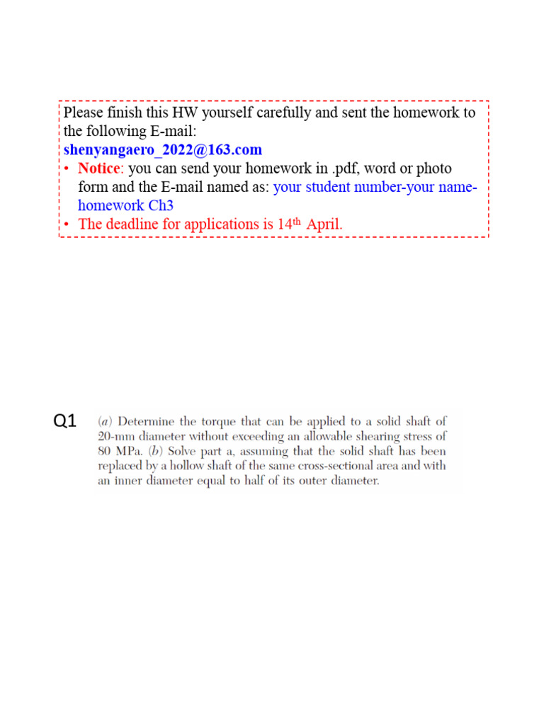 Homework For Ch3 | PDF