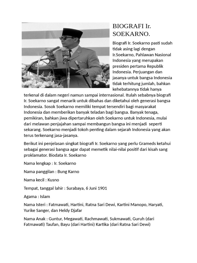 Biografi Soekarno | PDF