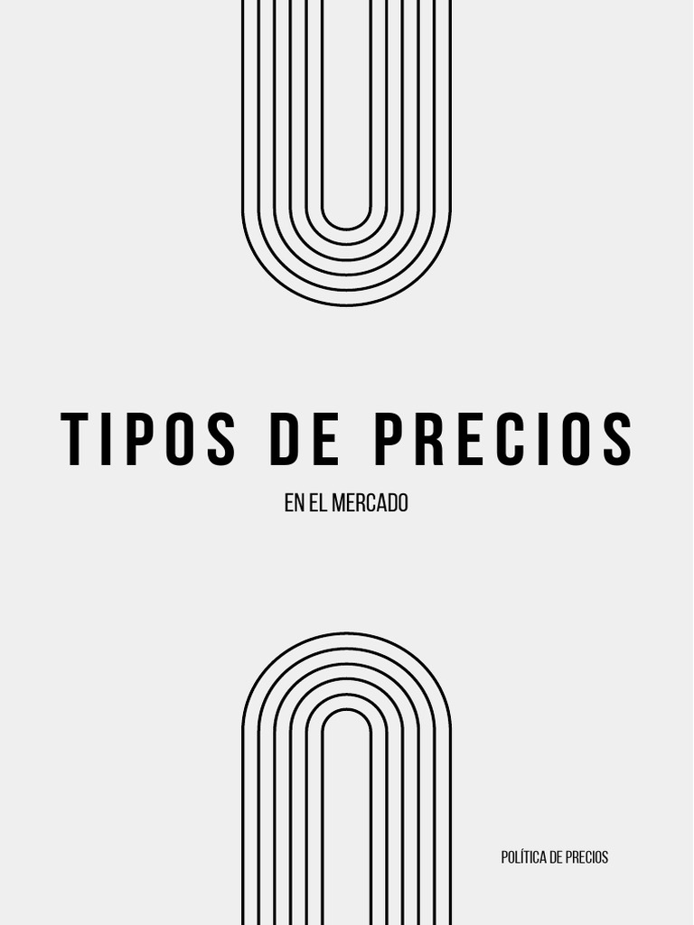 Tipos de Precios en Marketing | PDF | Precios | Marketing