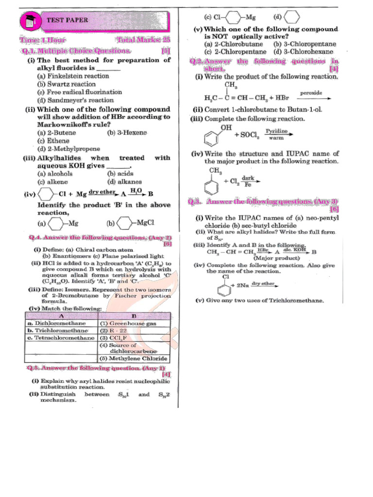 Halogen Board Test | PDF