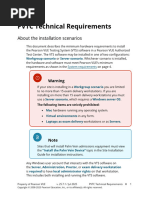 Onvue Technical Requirements | PDF | Operating System | Microsoft Windows