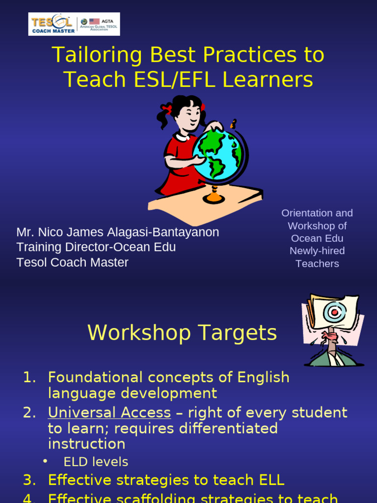 Teaching English Learners Best Practices | PDF | English As A Second Or Foreign Language ...