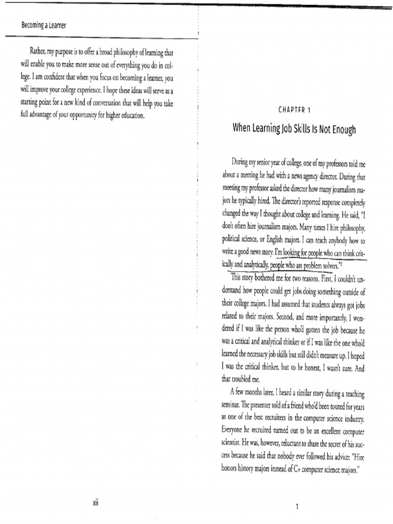 Rotated Becoming A Learner | PDF