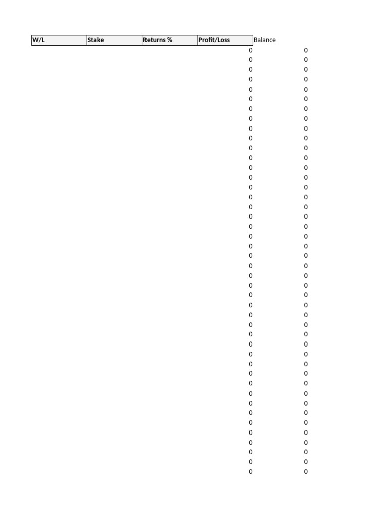 Simple Binary Trading Sheet | PDF