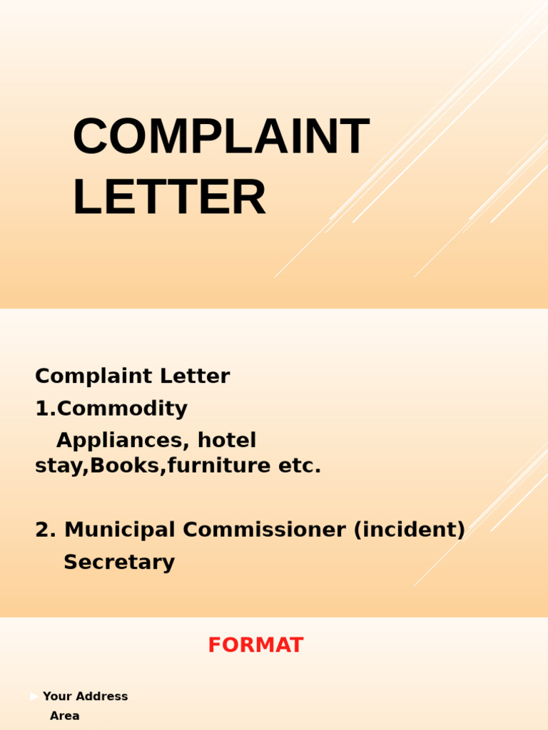 Complaint Letter - 1 | PDF
