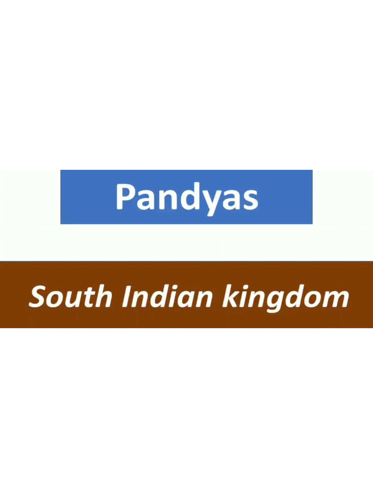 Pandiyas #1 #2 | PDF