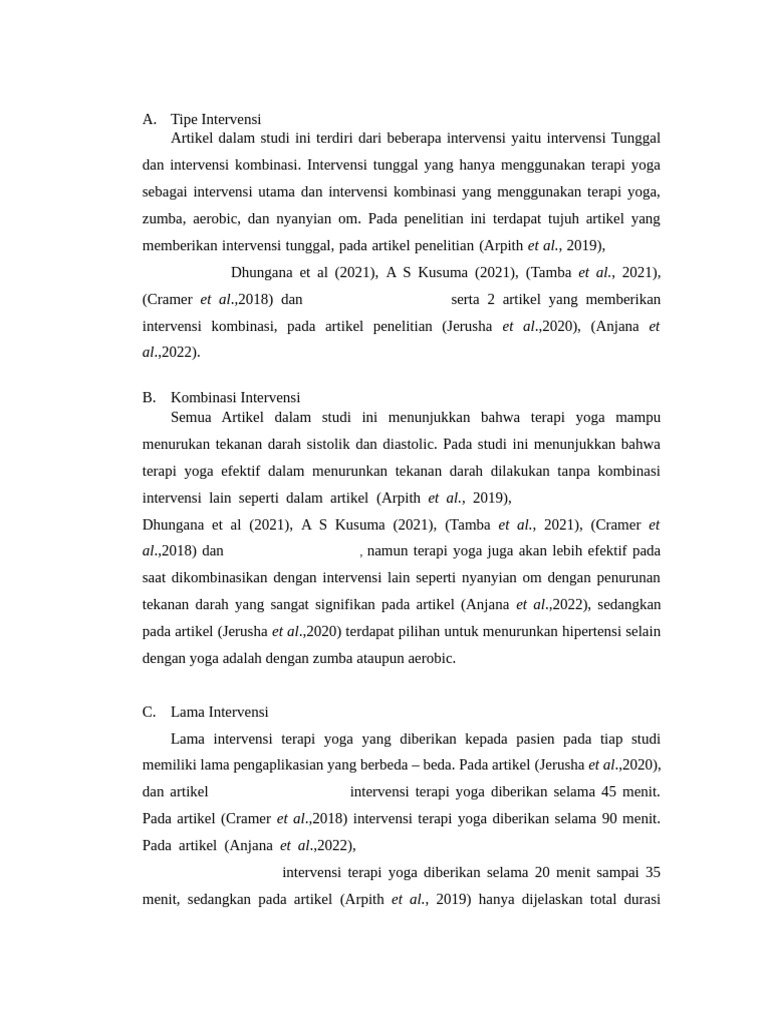 Tipe Intervensi | PDF