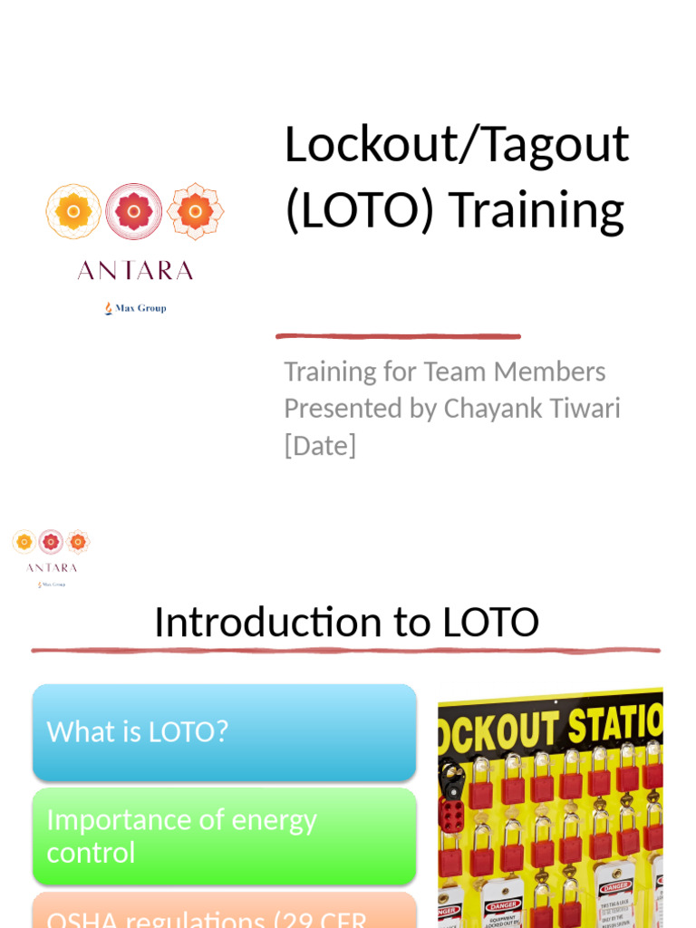 LOTO Training Overview and Procedures | PDF | Safety | Occupational ...