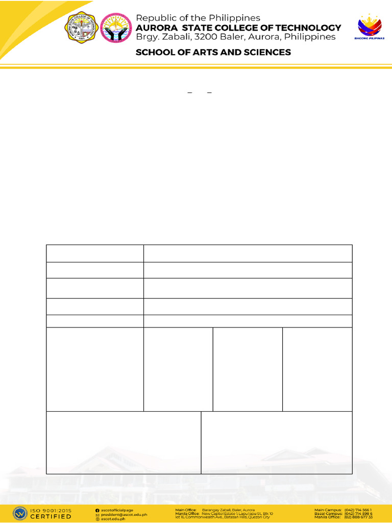 Acceptance Form Ojt | PDF