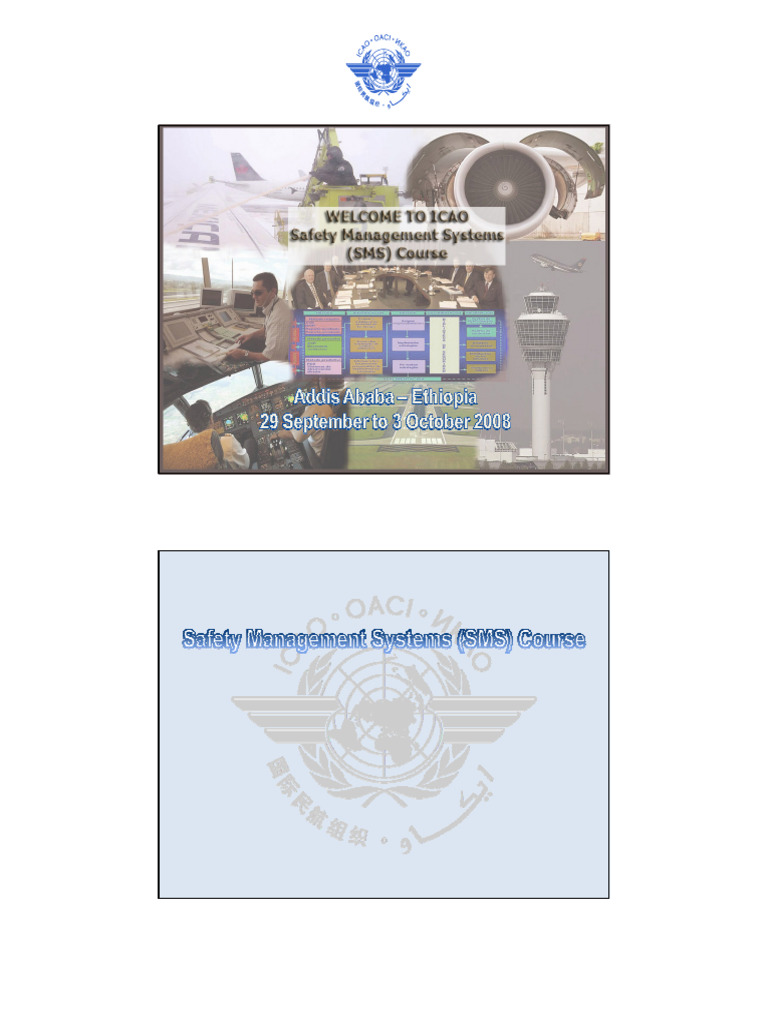 ICAO SMS Course Introduction Module | PDF | Safety | Course Evaluation