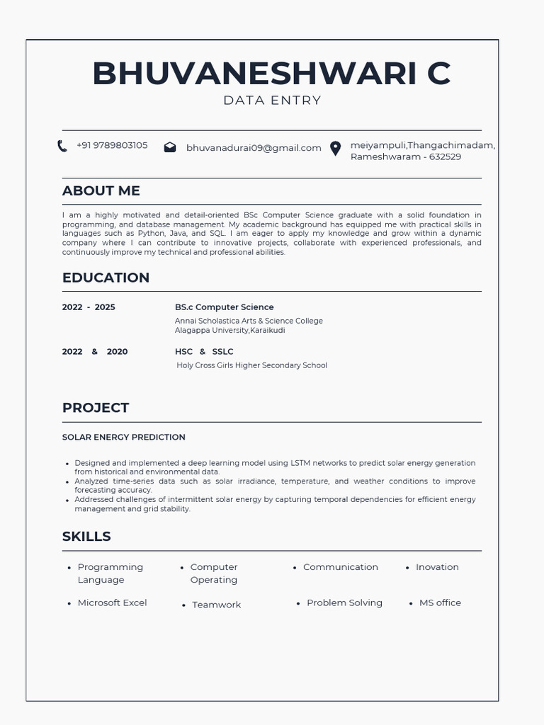 Bhuvaneshwari C | PDF