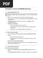 Forest and Wildlife Resources Class 10 Notes | PDF | Biodiversity ...
