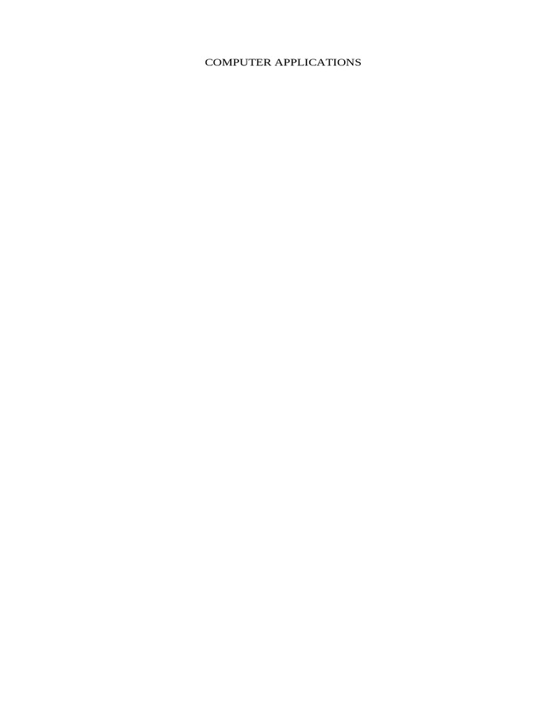 COMPUTER PACKAGES Notes | PDF | Computer Data Storage | Floppy Disk