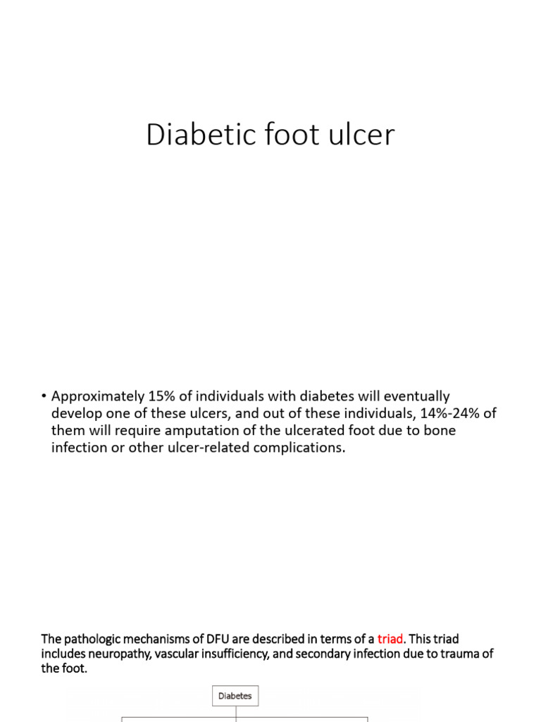 Diabetic Foot Ulcer | PDF | Wound Healing | Angiogenesis