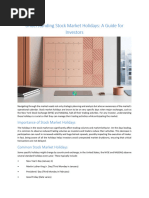 ICE NYSE 2025 Yearly Trading Calendar | PDF | Business | Stock Market