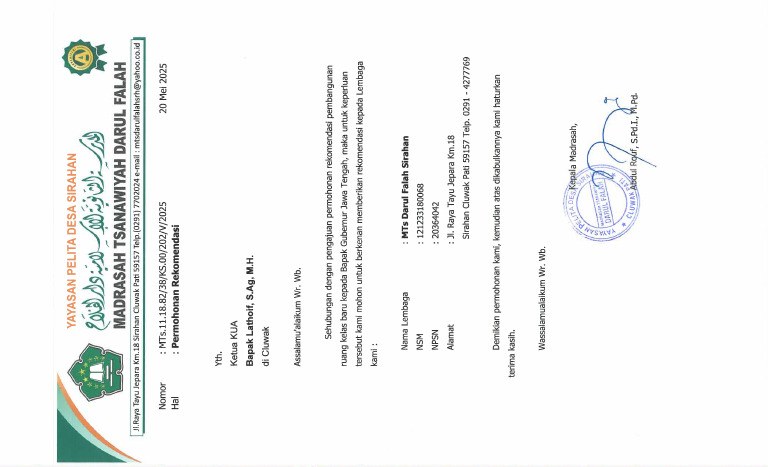 Proposal Mts Dafa-2 | PDF