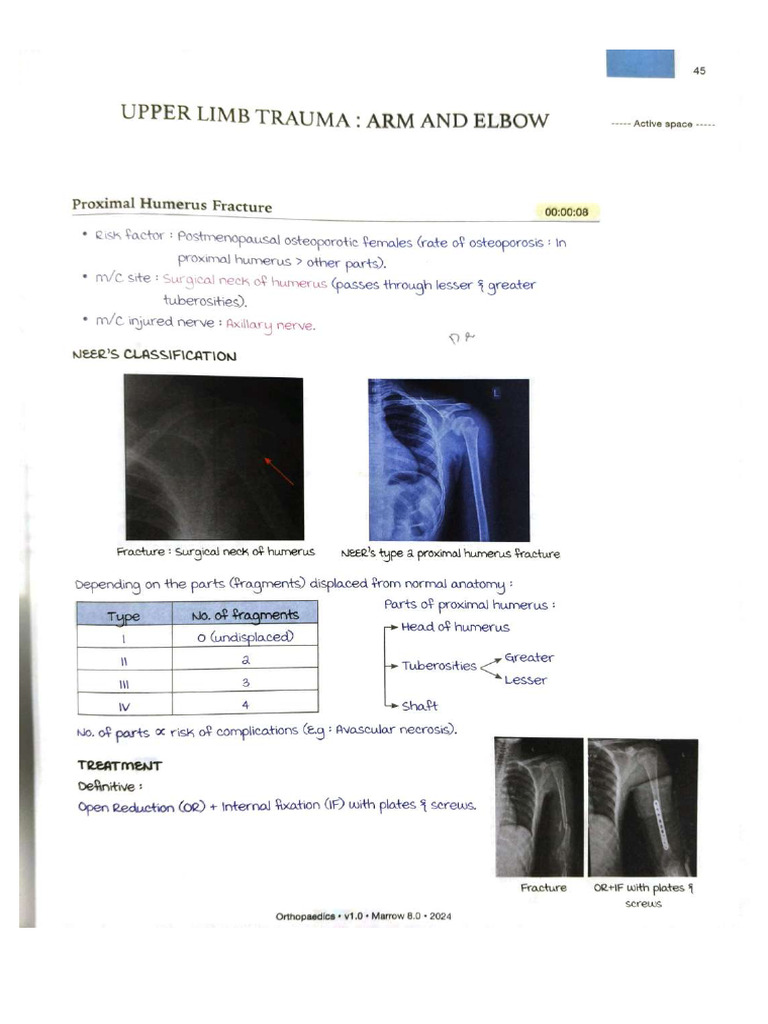 Ortho @marrow Ed8 Notes 2024 Export | PDF