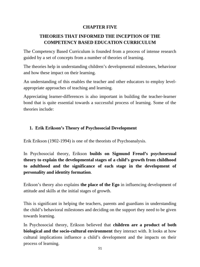 Lecture 5 Theories of CBC | PDF | Learning | Cognitive Development