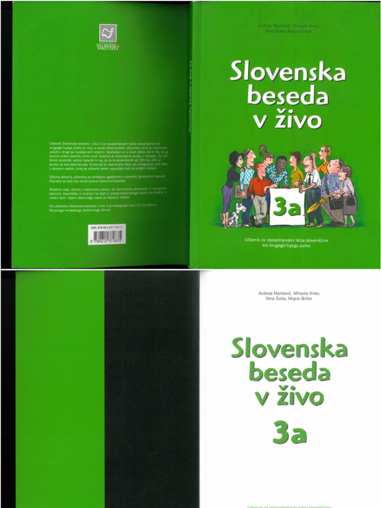 Slovenska Beseda V Živo - Učbenik - 3a | PDF