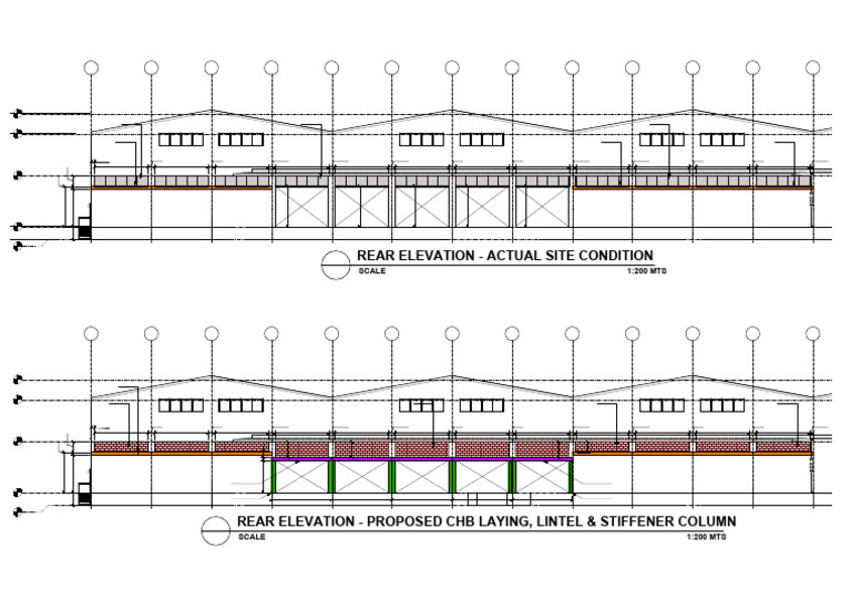 Proposed Lintel Beam & Stiffener Column | PDF