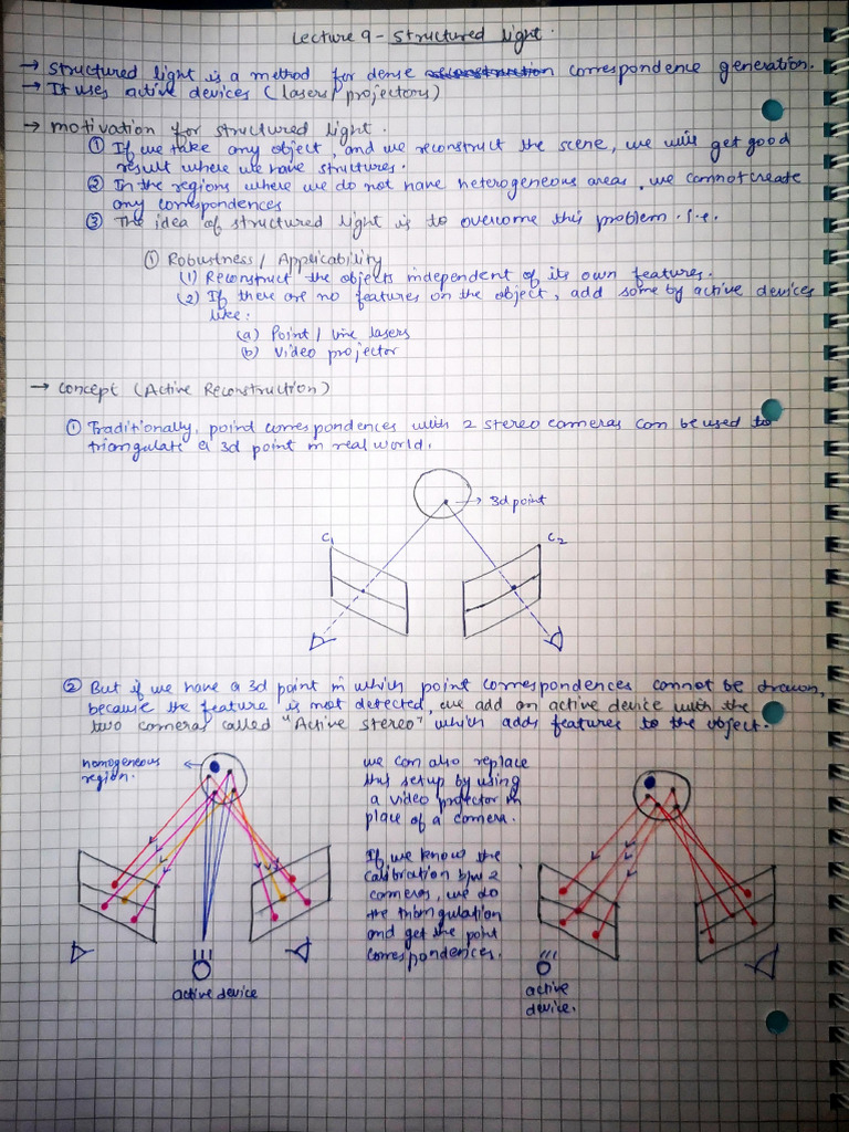 Structured Light | PDF
